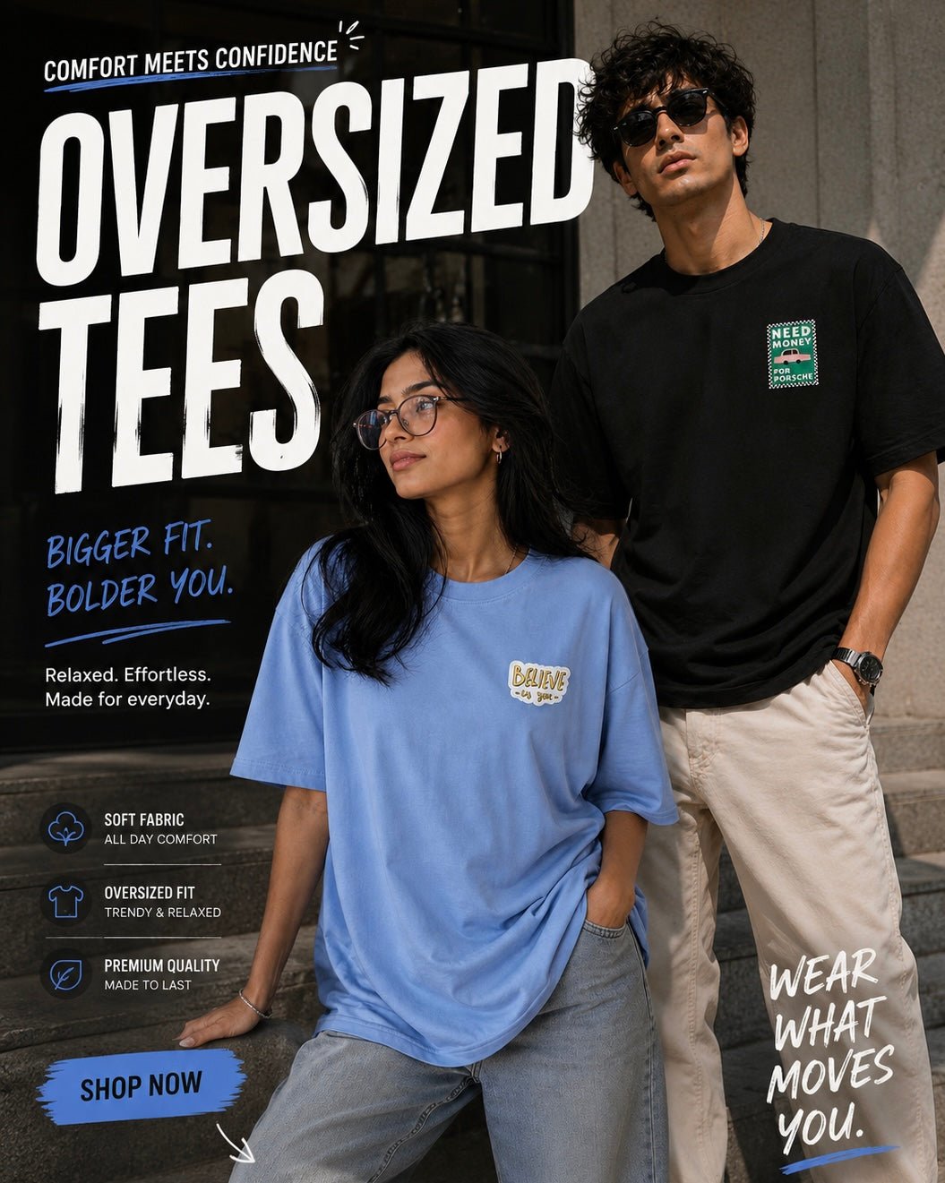Oversized T-Shirts | Urban Drift Streetwear